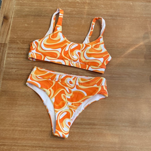 temu | Swim | Nwt High Waisted Swimsuit | Poshmark